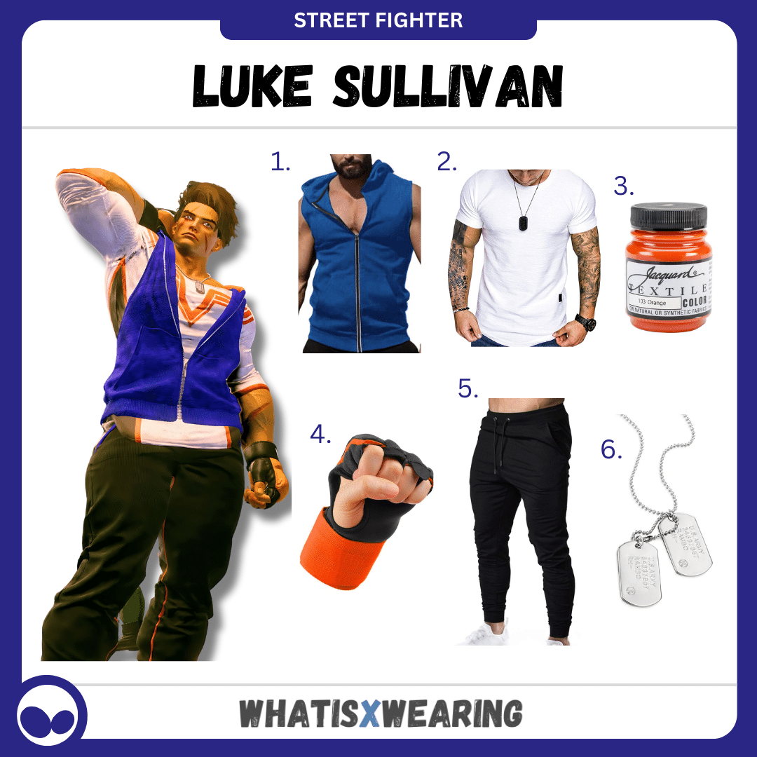 How to Dress Like Luke Sullivan from Street Fighter