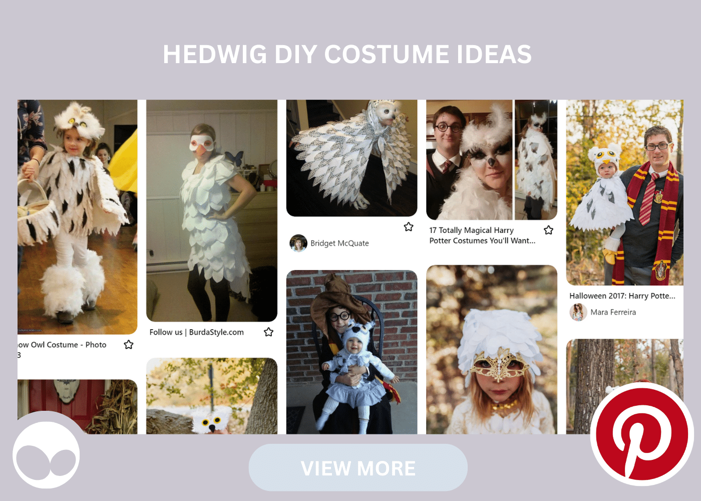 Hedwig Harry Potter DIY Costume Guide