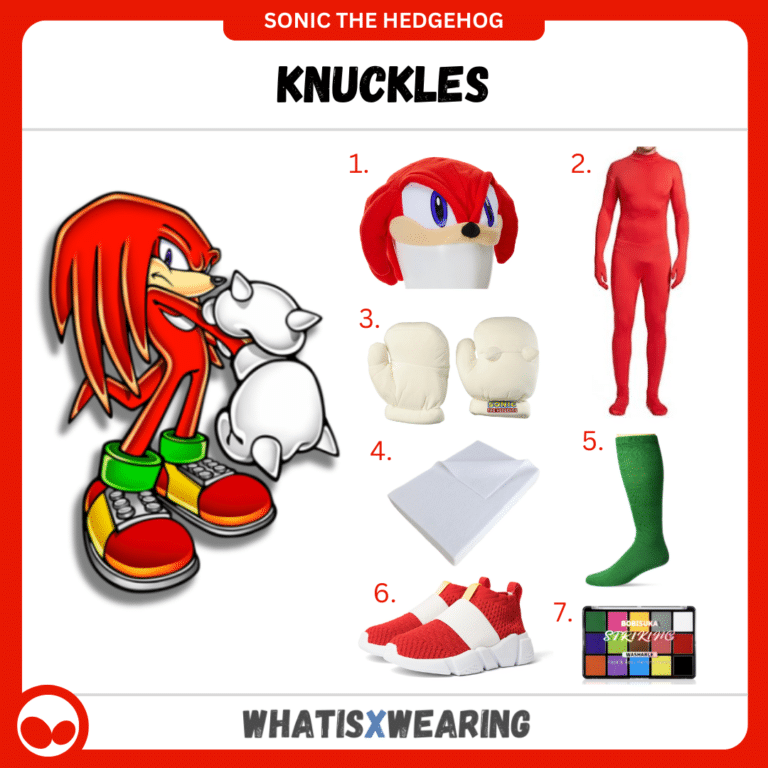 Knuckles the Echidna 'How To' DIY Costume Guide