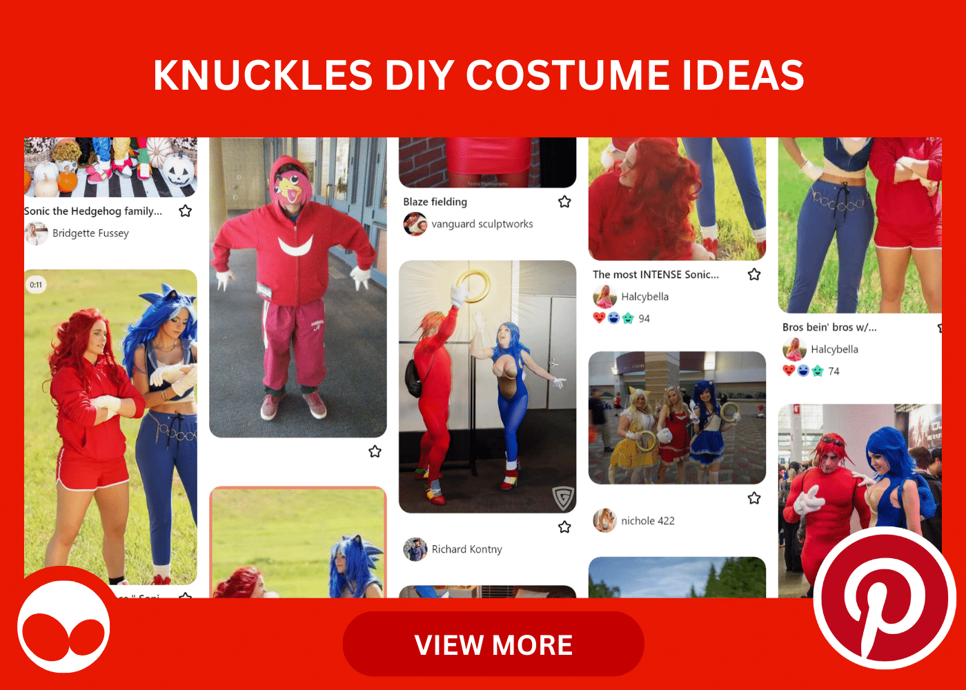 Knuckles the Echidna 'How To' DIY Costume Guide