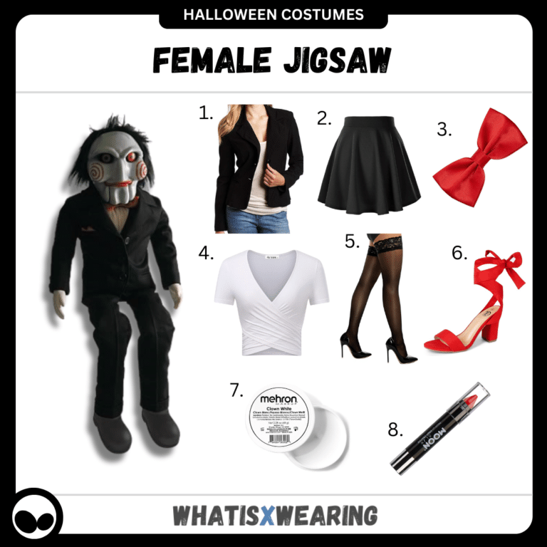 Female Jigsaw DIY Costume Guide