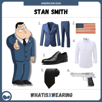 Stan Smith 'American Dad' Costume Guide