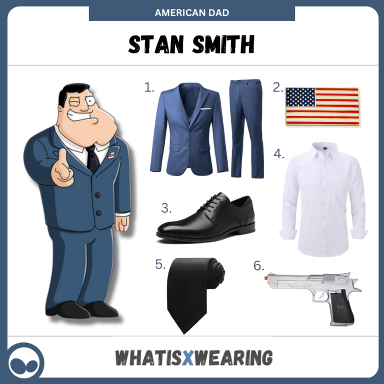 Stan Smith 'American Dad' Costume Guide