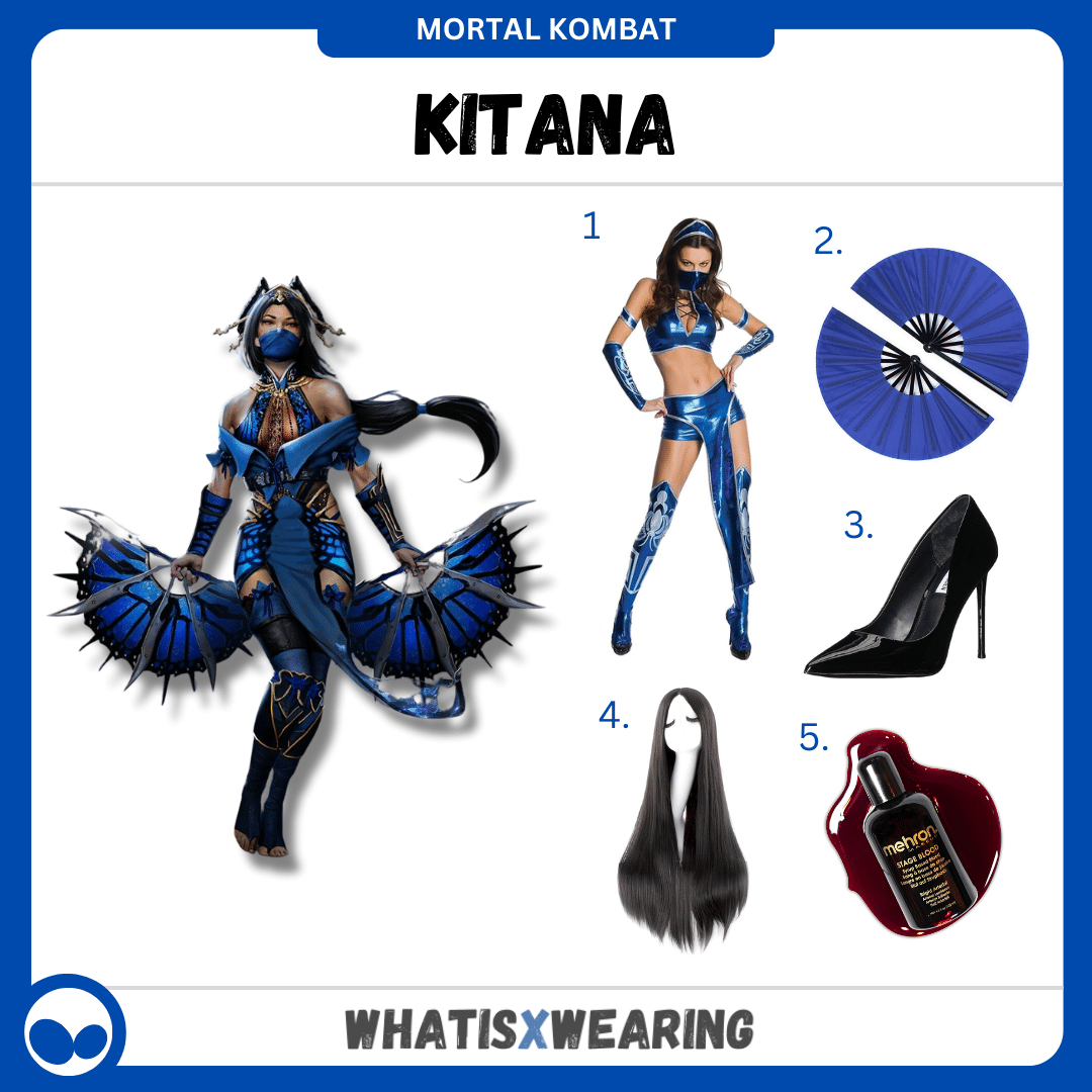 How To Dress Like Kitana From Mortal Kombat