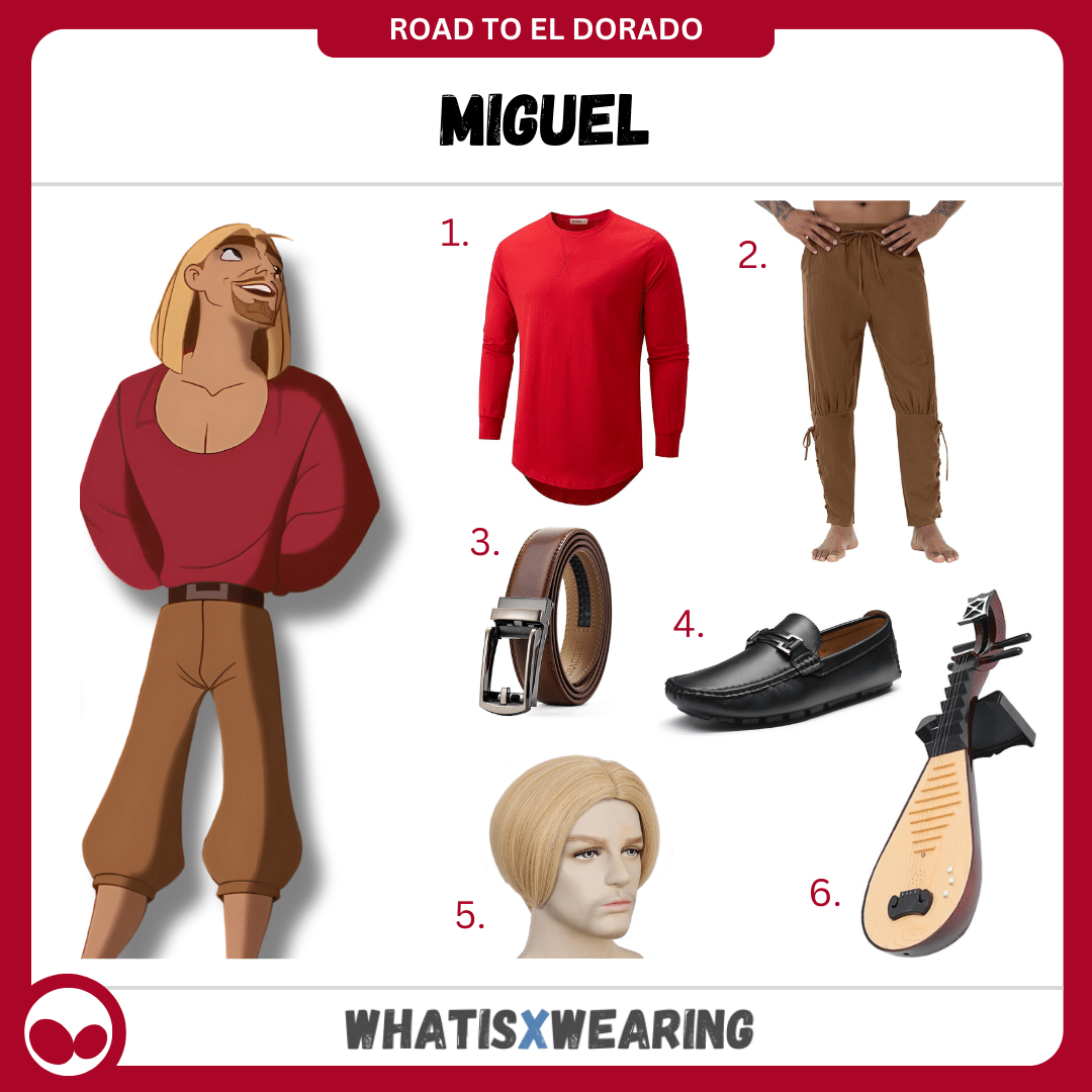 Miguel 'Road to El Dorado' Costume Guide