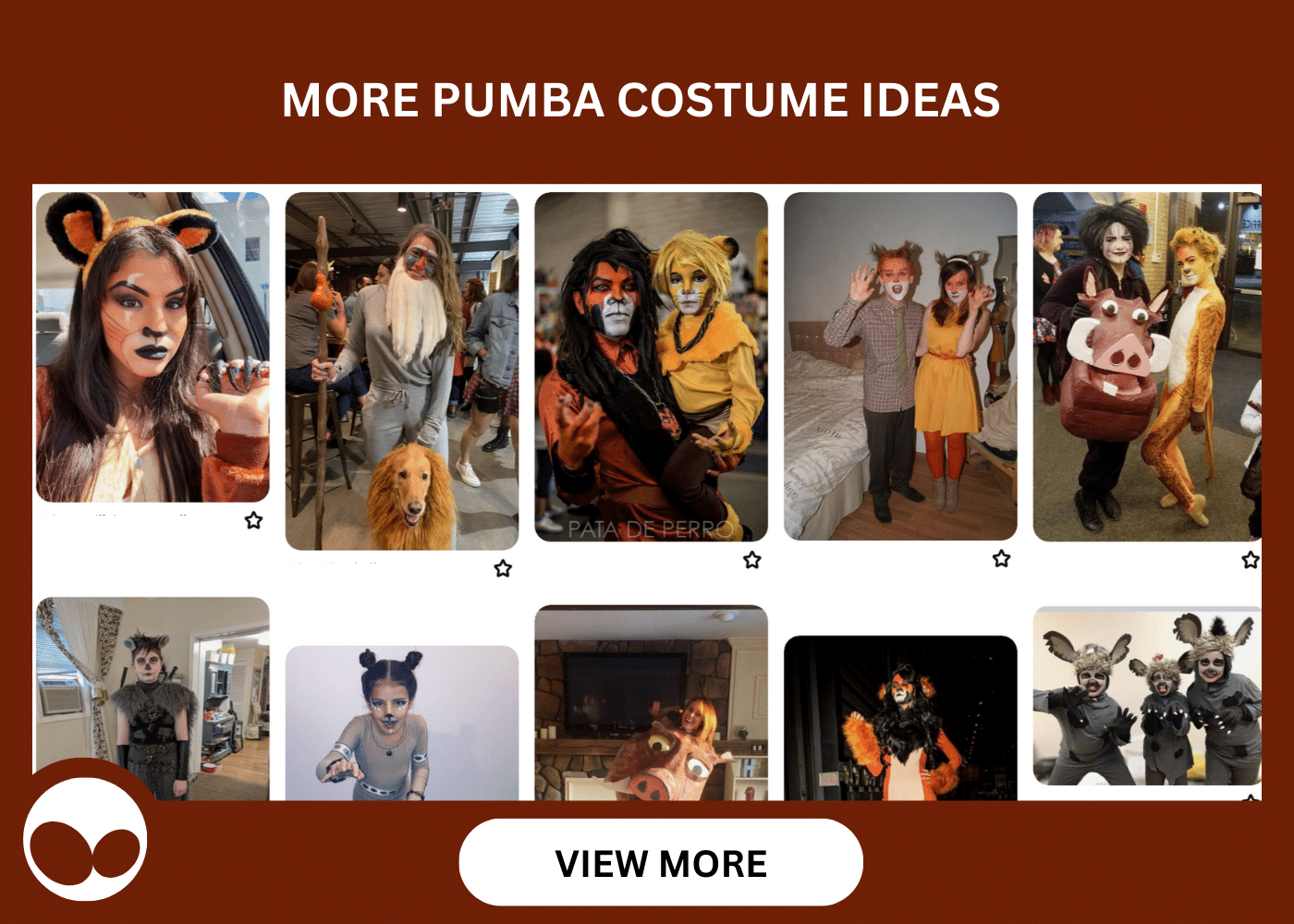 Pumba 'The Lion King' DIY Costume Guide