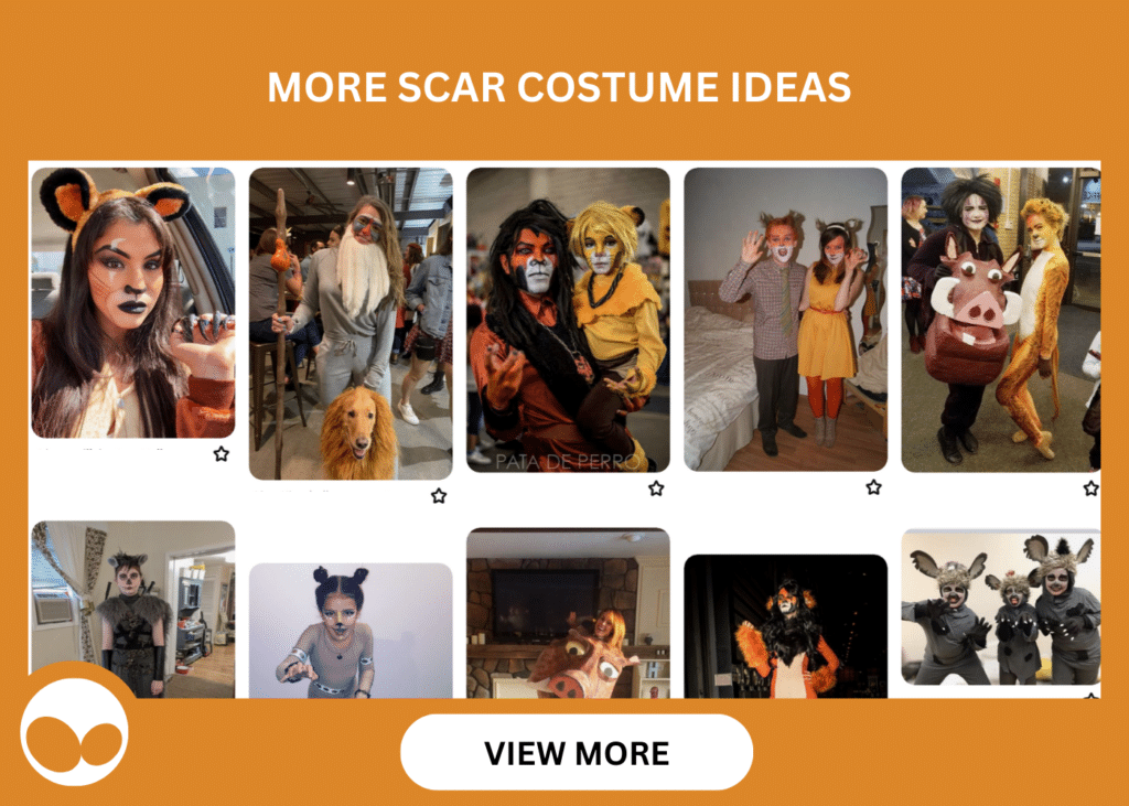 Scar 'Lion King' DIY Costume Guide