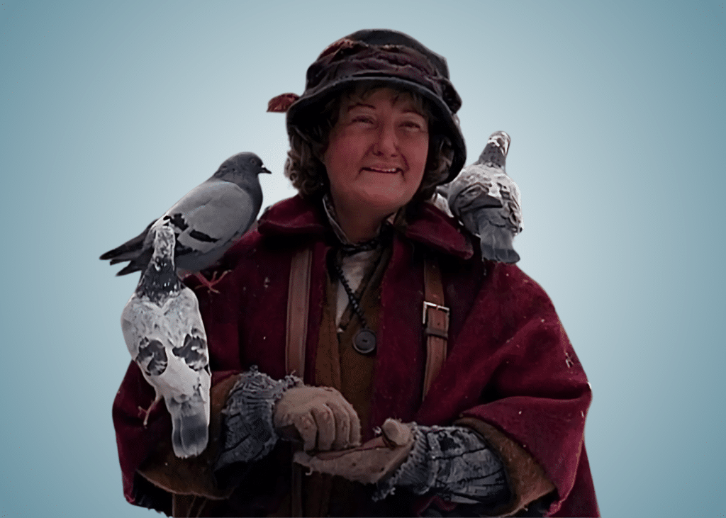How to Dress Like The Pigeon Lady from Home Alone