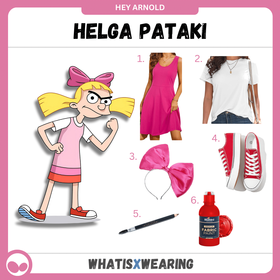 How to Dress Like Helga from Hey Arnold