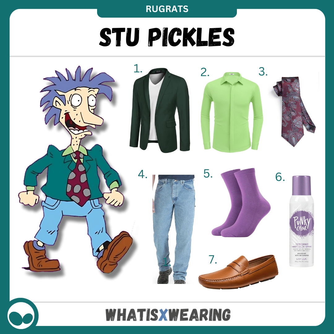 How to Dress Like Stu Pickles from Rugrats