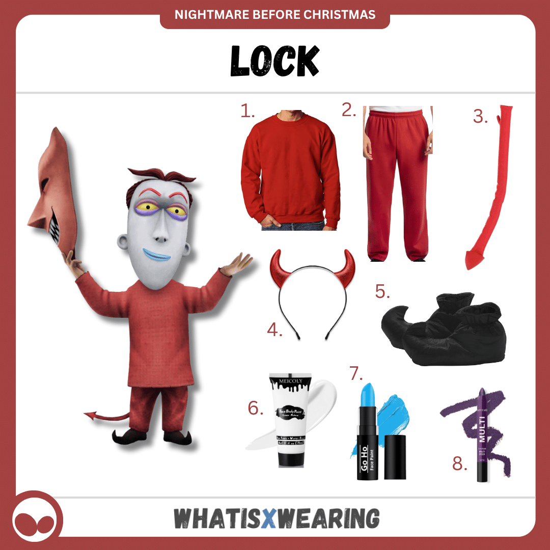 How to Dress Like Lock from The Nightmare Before Christmas