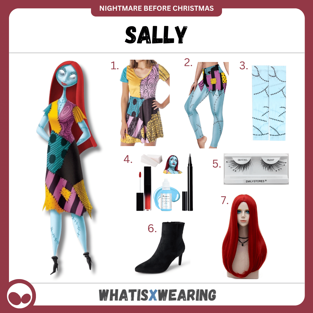 How to Dress Like Sally from The Nightmare Before Christmas